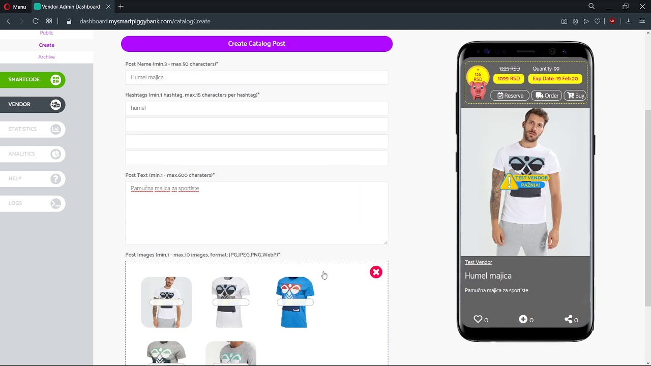 Create CATALOG post - YouTube