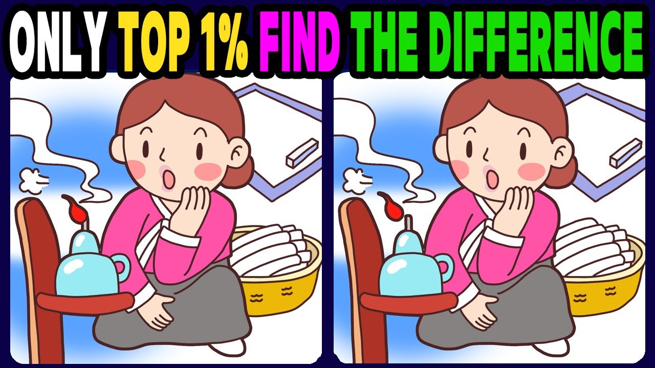 【Spot the difference】Only top 1% find the differences / Let's have fun ...