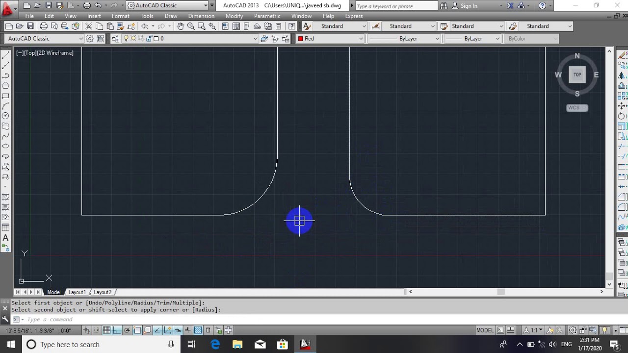 Auto CAD Project class 1st - YouTube