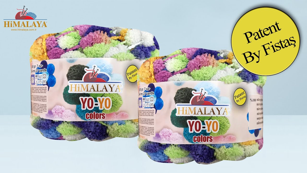 Himalaya " Yo-Yo Colors" ile şiş örgüsü nasıl yapılır? - YouTube