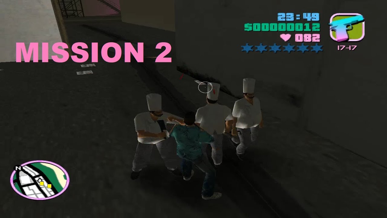 GTA vice city MISSION 2 Game play (best played) - YouTube