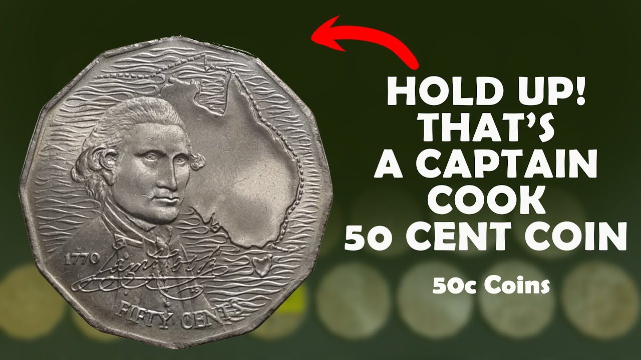 HOLD UP! THAT’S A CAPTAIN COOK 50 CENT COIN + A FEW FINDS IN THIS ROLL ...