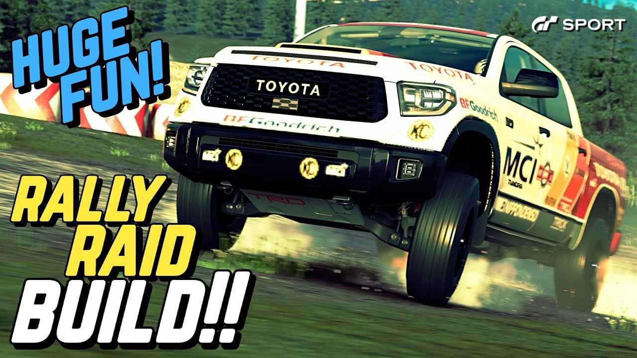GT SPORT - TRD Tundra *RALLY RAID* Build!! (500 bhp Beast!) - YouTube