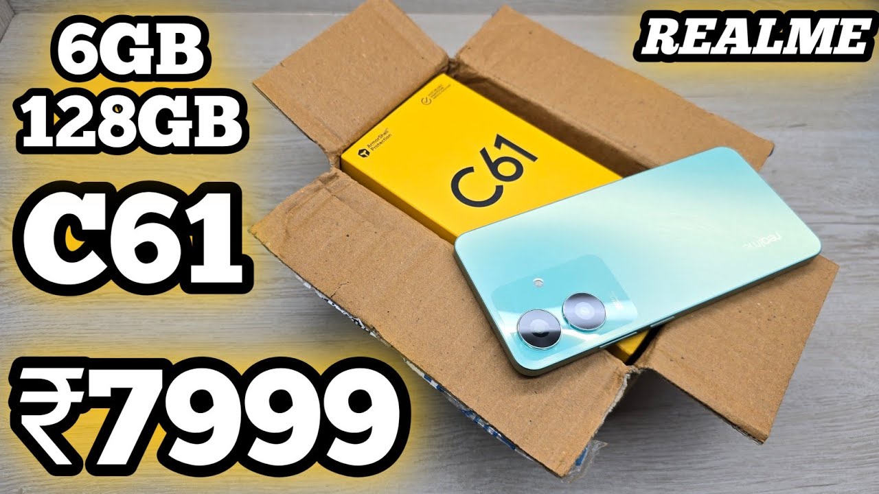 Realme C61 Unboxing Flipkart Sale Unit - New Budget King ? - YouTube