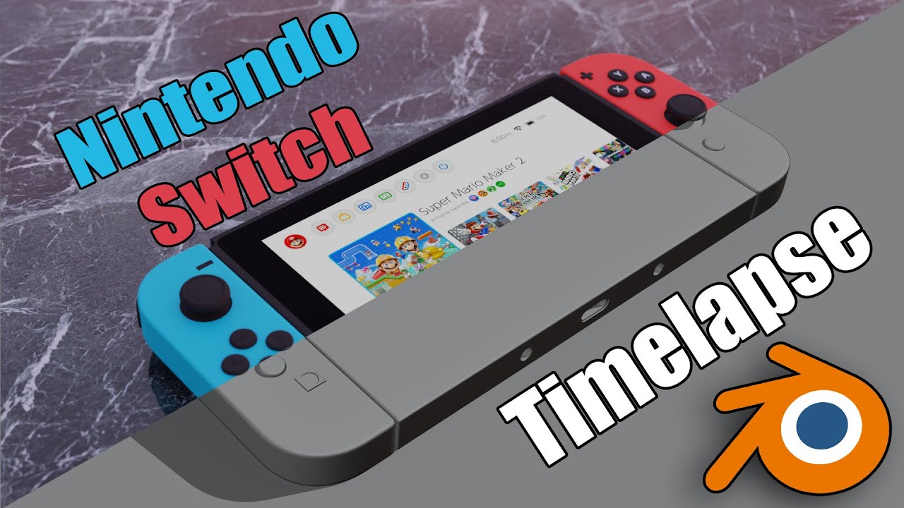 Nintendo Switch | Blender Timelapse - YouTube