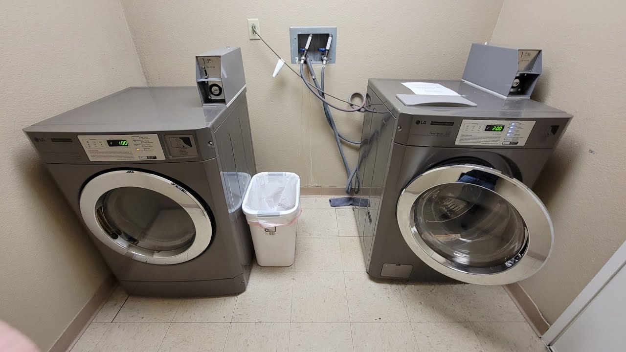 Guest laundry room review: LGs @ Cobblestone Suites, Oshkosh, WI - YouTube