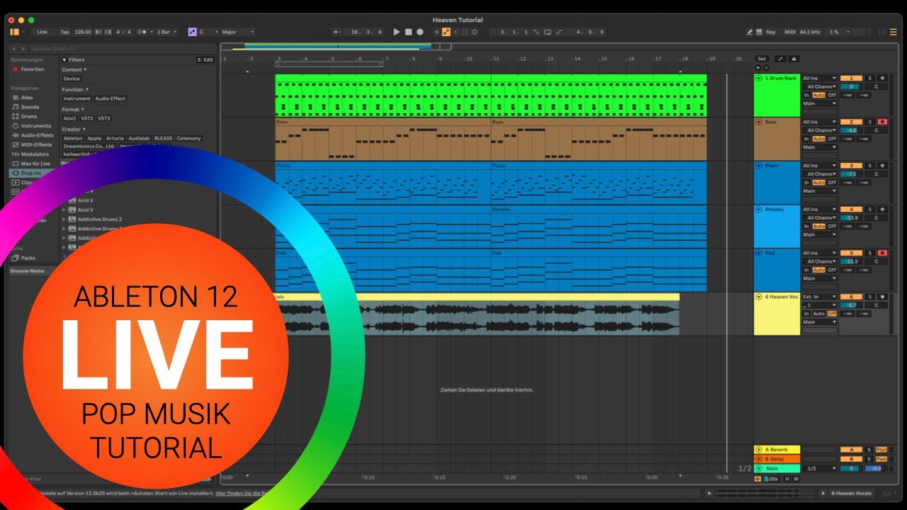 Ableton Live 12 - Pop Musik - Tutorial - YouTube