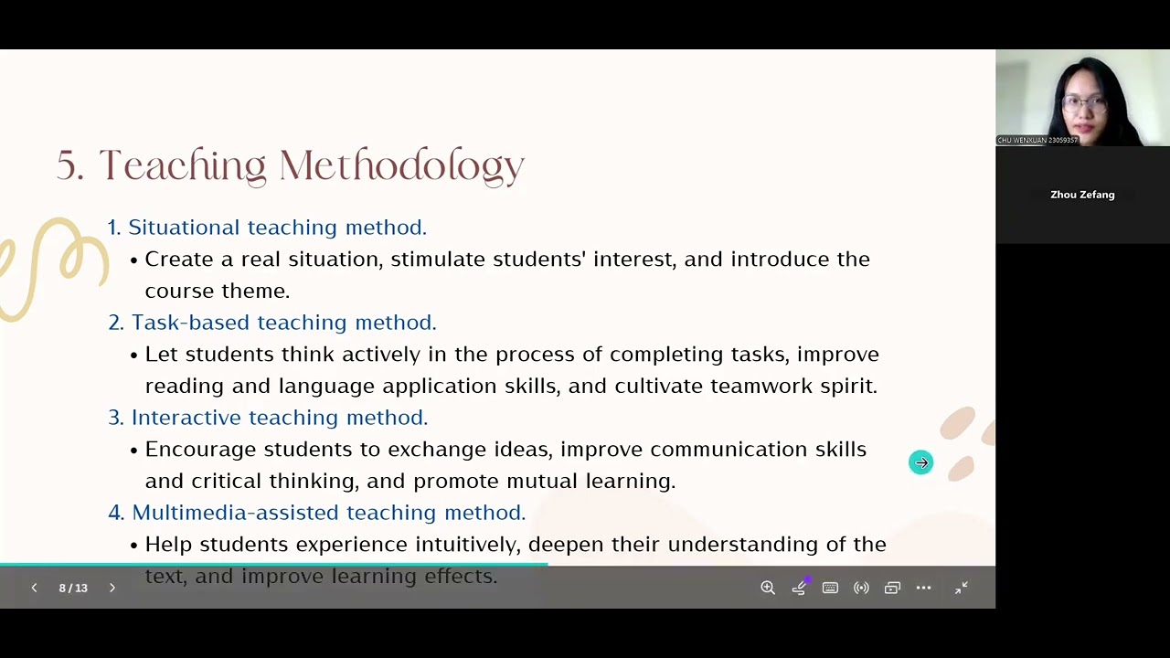 CHU WENXUAN (23059357) & ZHOU ZEFANG (23091365) PQE7015 Task 3 Lesson Plan - YouTube