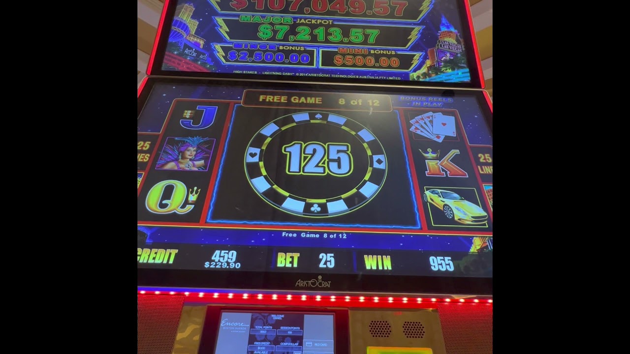 Lightning Link High Stakes Slot Machine Bonuses @ Encore Boston #casino ...