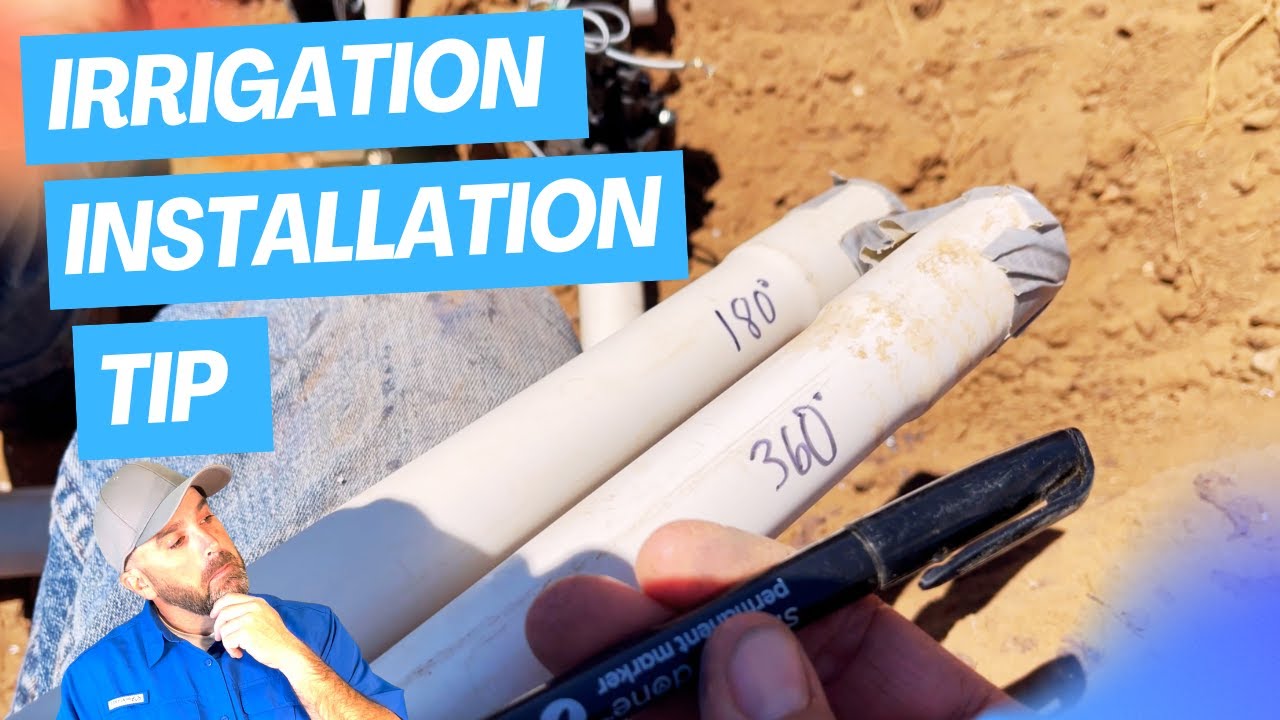 Simple Irrigation Installation Tip That Will Save Time And Frustration ...