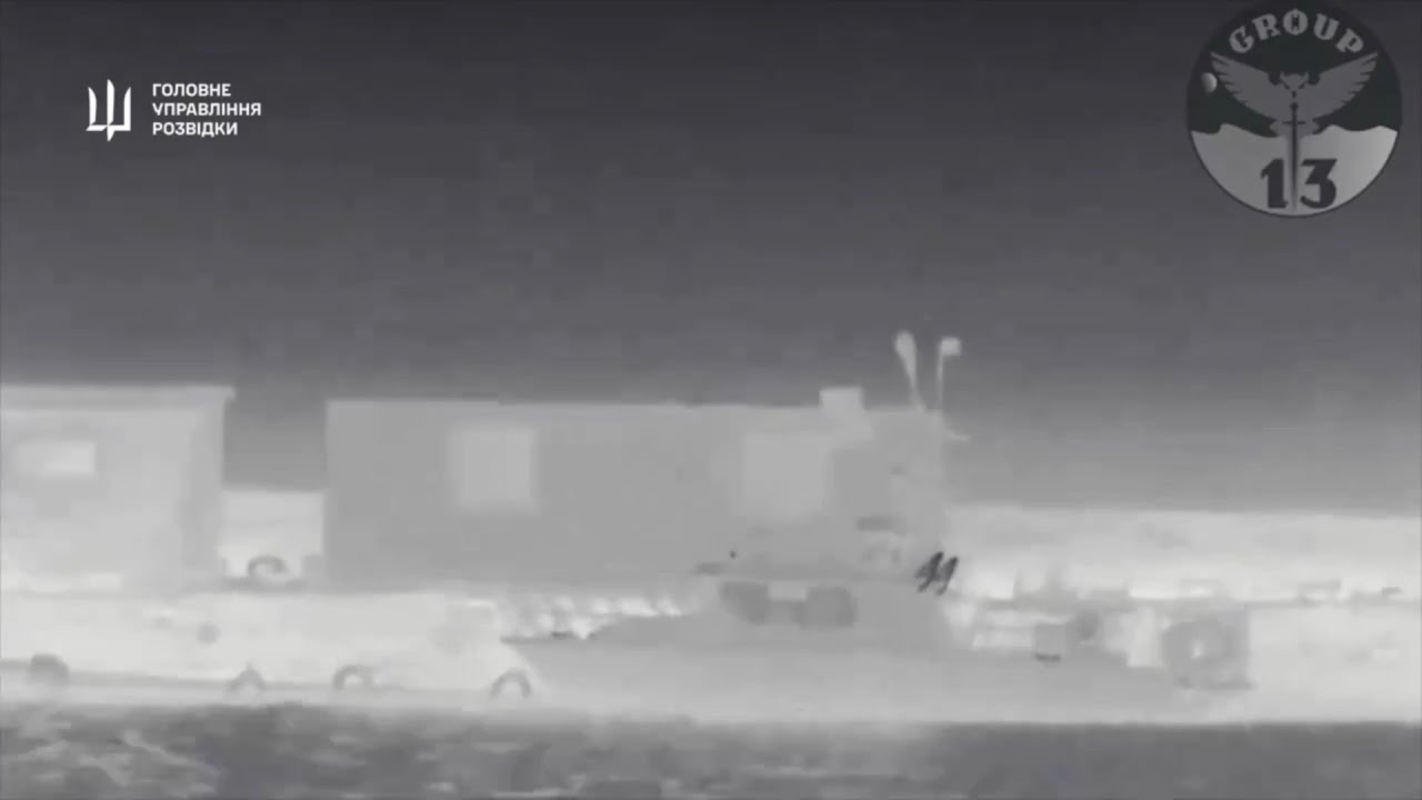 Two Russian Boats (KS-701 Tunets) Sunk by Magura Marine Drones! - YouTube