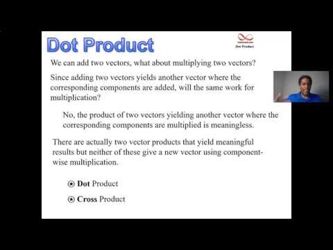 Introduction to the Dot Product - YouTube