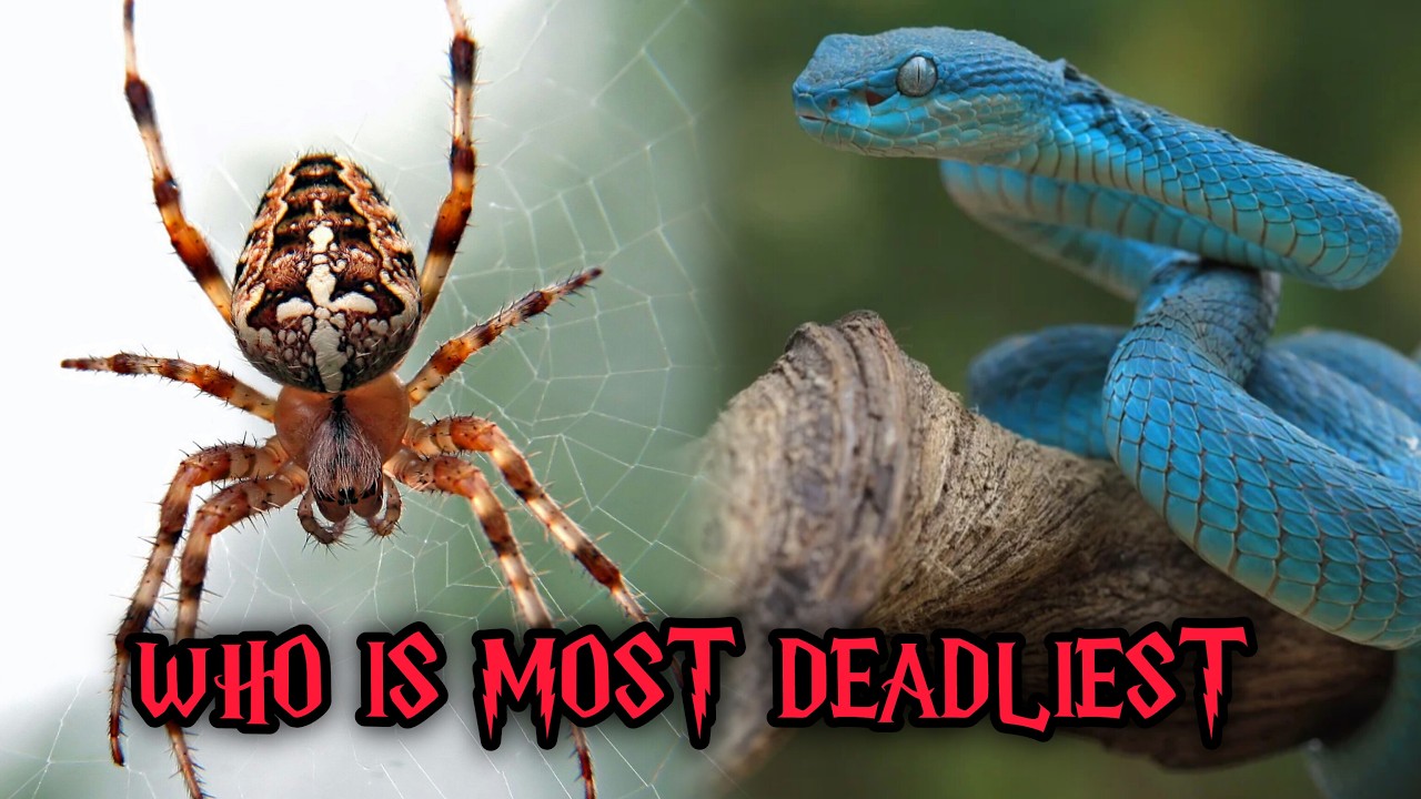 Snakes vs Spiders - Which is Most Dangerous And Venomous? - YouTube
