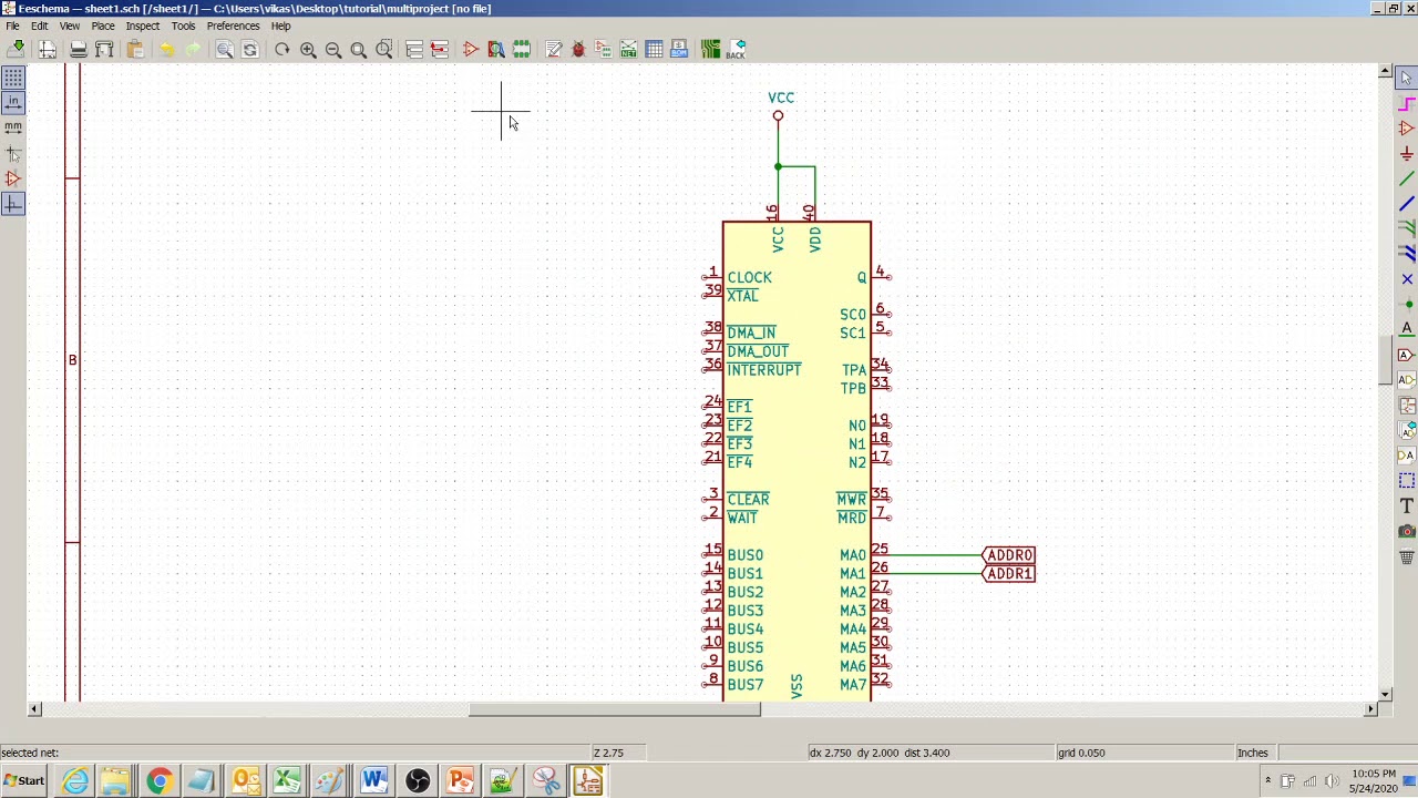 Creating Multipage Schematics in KiCAD - YouTube