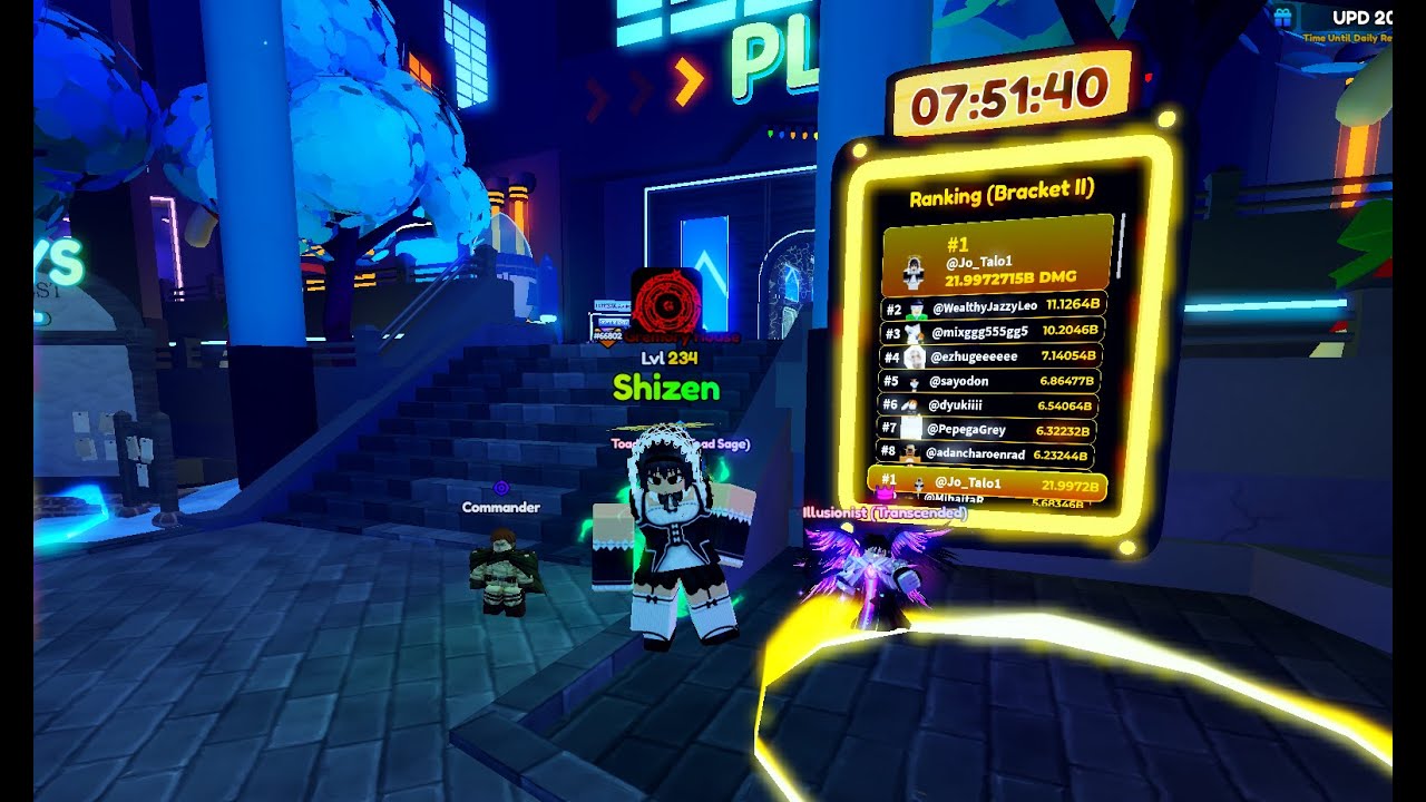 Anime adventures tournament 111, Unique Aizen 21.99b dmg - YouTube