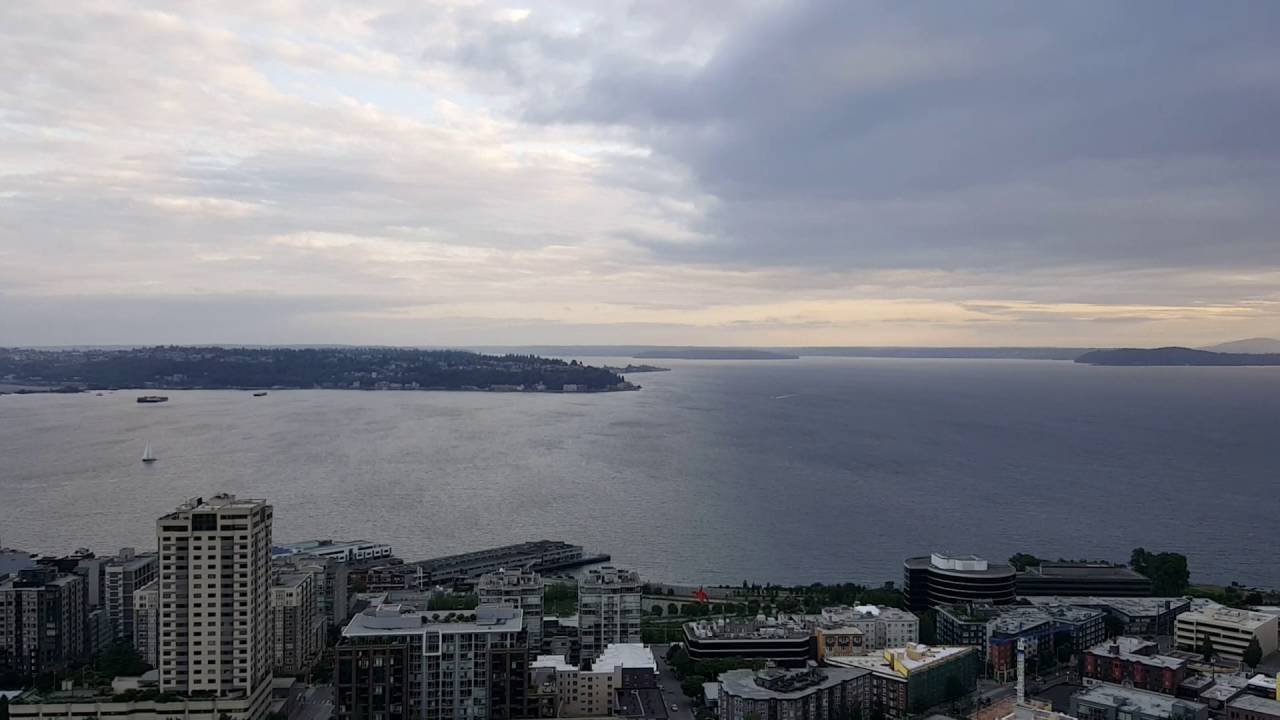 Seattle Space Needle Elevator Ride Down - YouTube