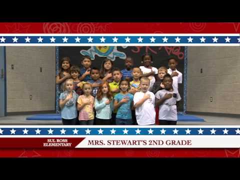Daily Pledge-Sul Ross Elementary-Mrs. Stewart - YouTube