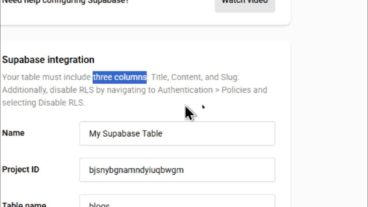 How to Connect Your Supabase Table for AI Automations - YouTube