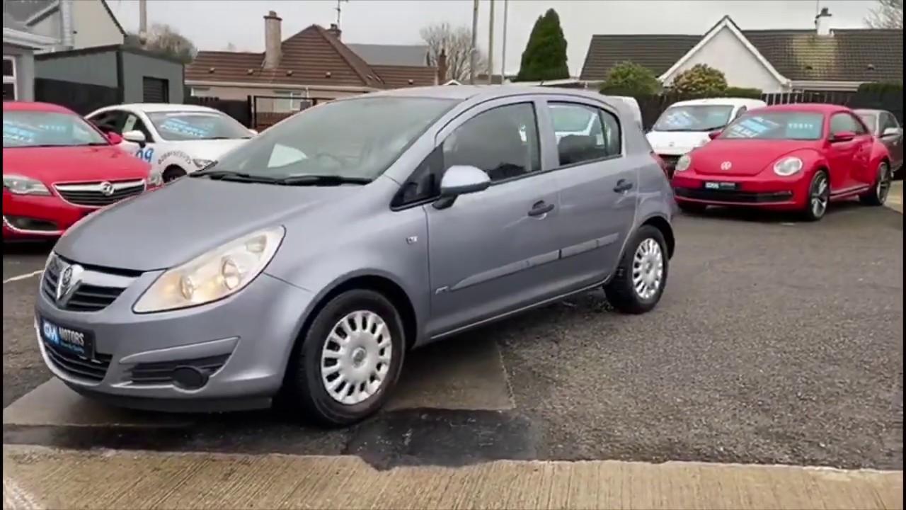 2007 Vauxhall Corsa Silver - YouTube