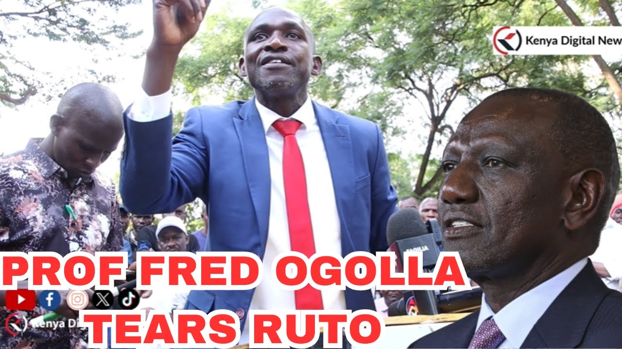 'Shida yetu Kenya ni moja, Ruto, Ground imemtoka!' Prof Fred Ogolla Explodes as he tears Ruto ...
