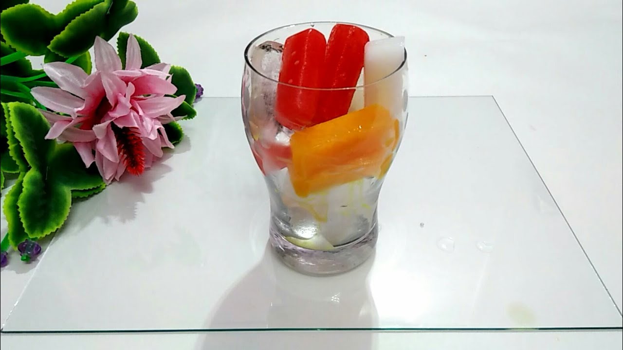 Melting Ice Cubes Time lapse | Colored Ice Cubes Timelapse Video ...
