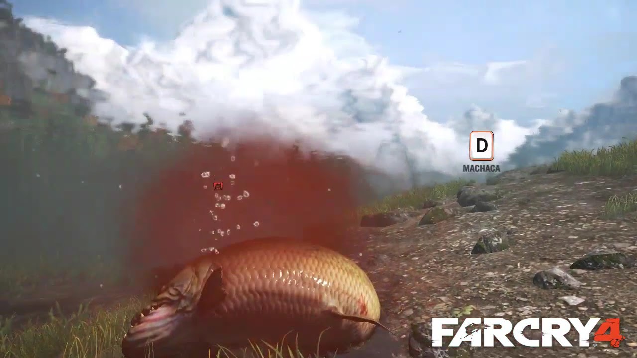 Far Cry 4 - Ubicación y cómo pescar al pez demoniáco. - YouTube