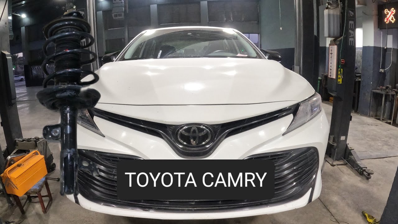 front strut replacement toyota camry 2018-2022 #toyota #camry - YouTube