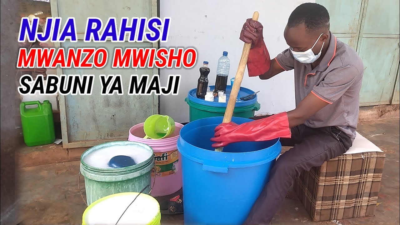 #JINSI_YA_KUTENGENEZA_SABUNI_YA_MAJI, MWL ALMASI 0783500971. # ...