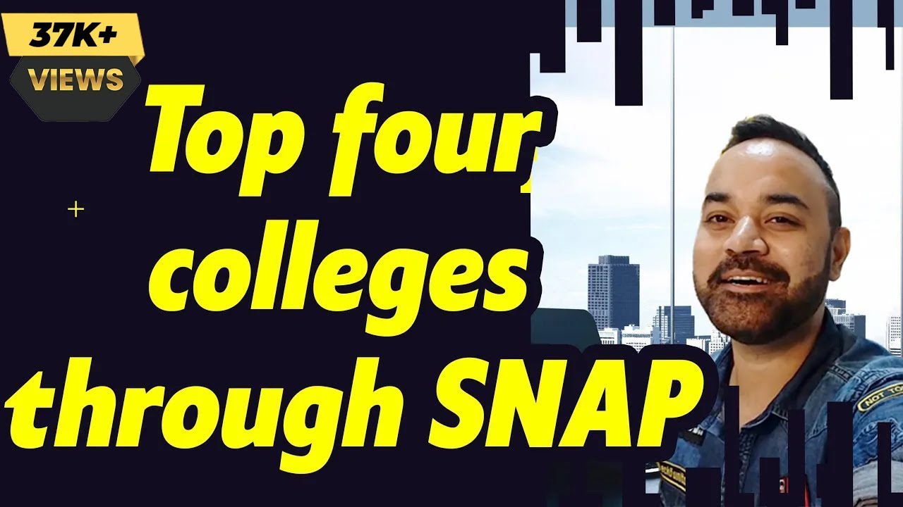 SNAP Exam | Top four colleges through SNAP | Must Watch - YouTube