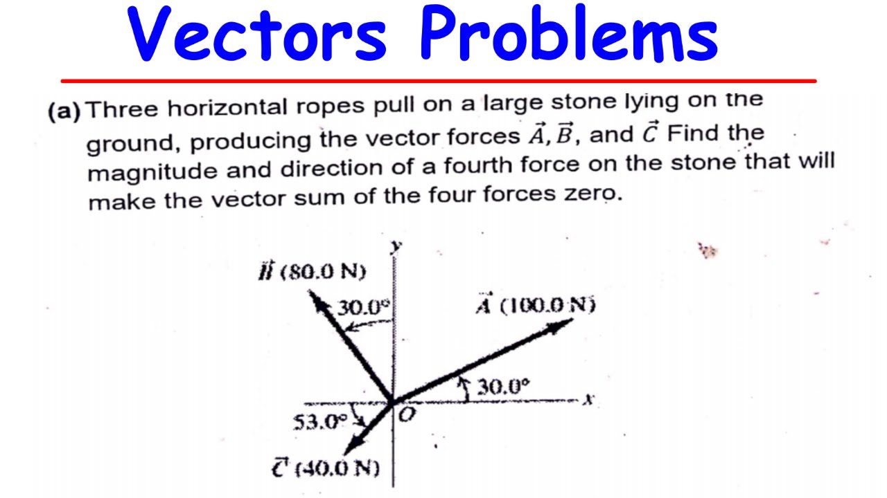 Solve These Vectors Questions with Me | Physics Exam Prep - YouTube