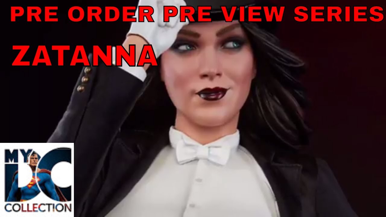 Zatanna Premium Format, Sideshow Collectibles,Pre Order Preview Series ...