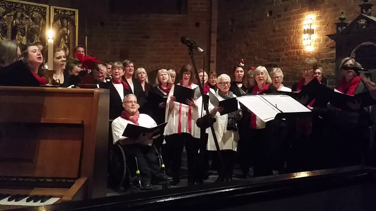 Kören Svart på Vitt i Klosterkyrkan i Lund 161217 - YouTube
