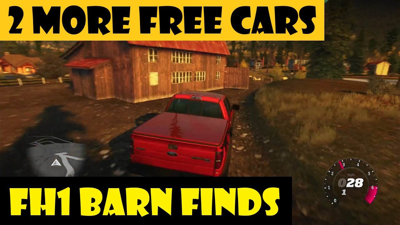 Forza Horizon ONE - Two More Barn FInds - YouTube