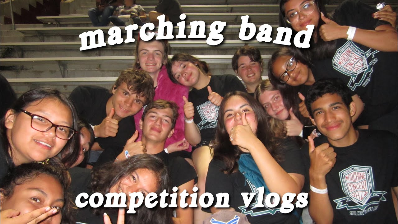 marching band competition vlogs!! - YouTube