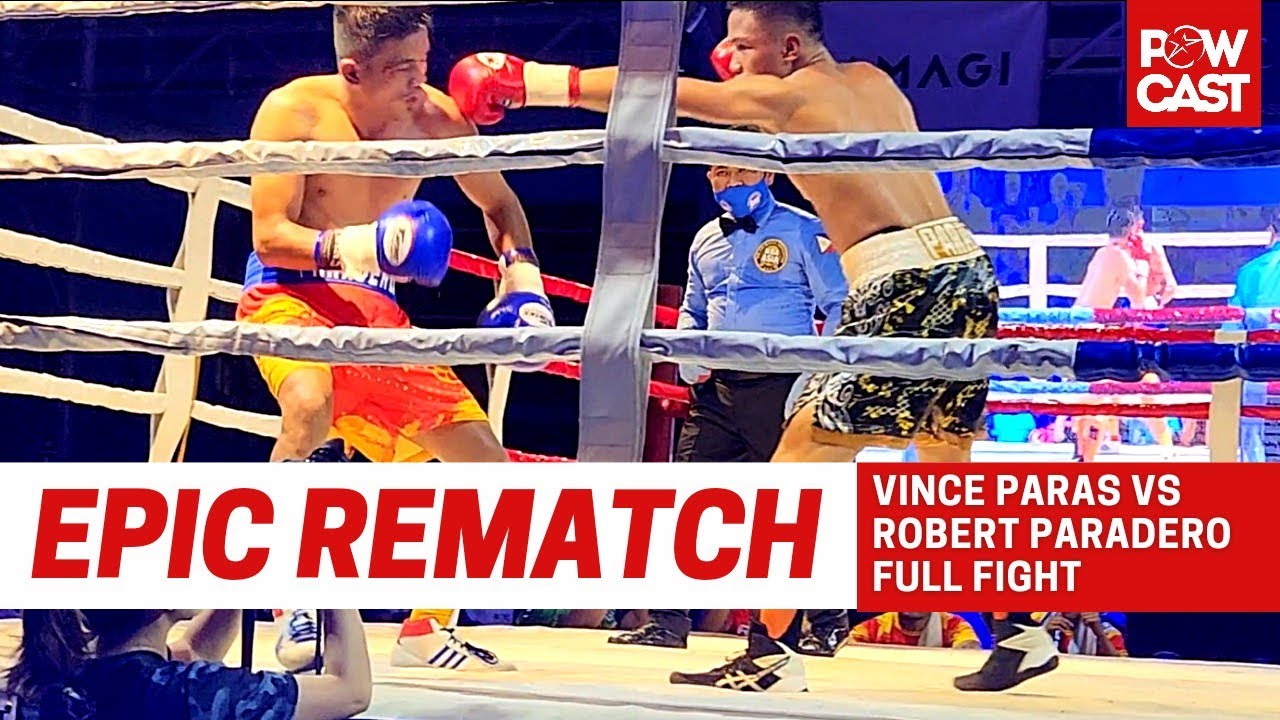 This is an Epic Rematch | Vince Paras vs Robert Paradero Boxing Full ...