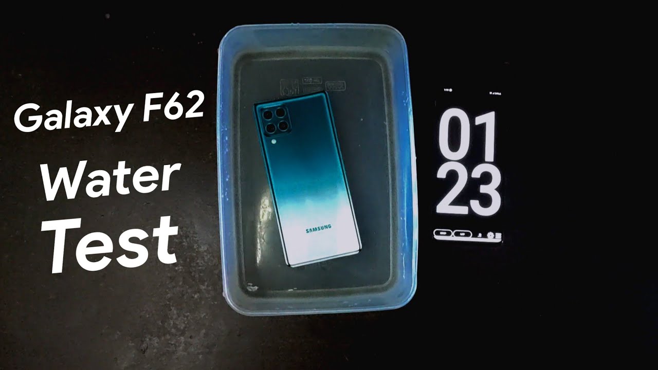 Samsung Galaxy F62 Water Test - Will It Survive ?? | Galaxy F62 Water ...