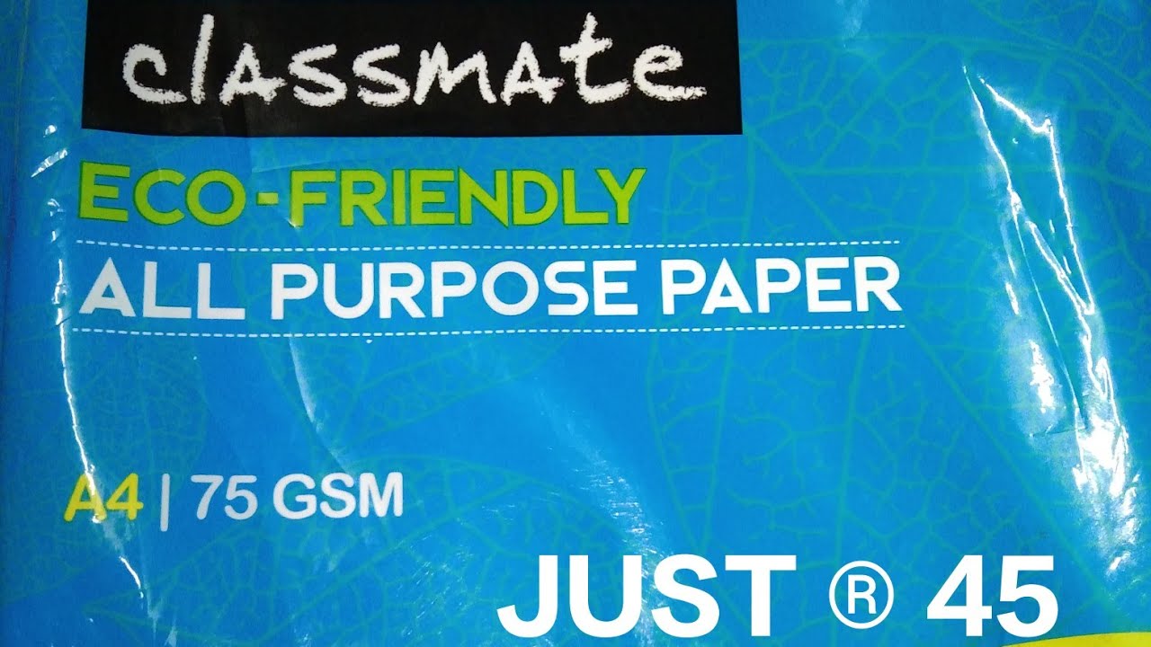 CLASSMATE A4 SIZE 50 SHEETS AT JUST ®45 AT AMAZON 😱😱 - YouTube