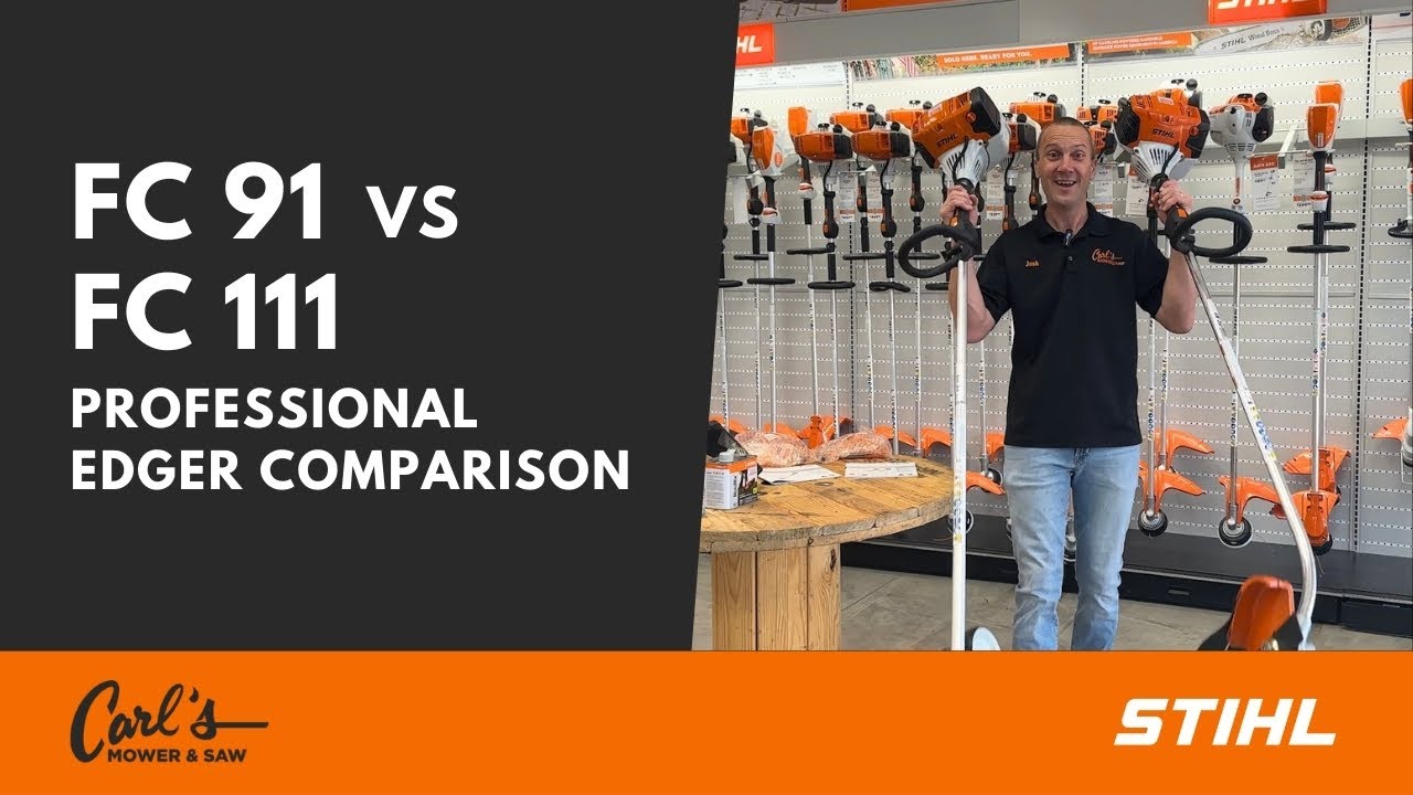 STIHL Edger Comparison: FC 91 and FC 111 - YouTube