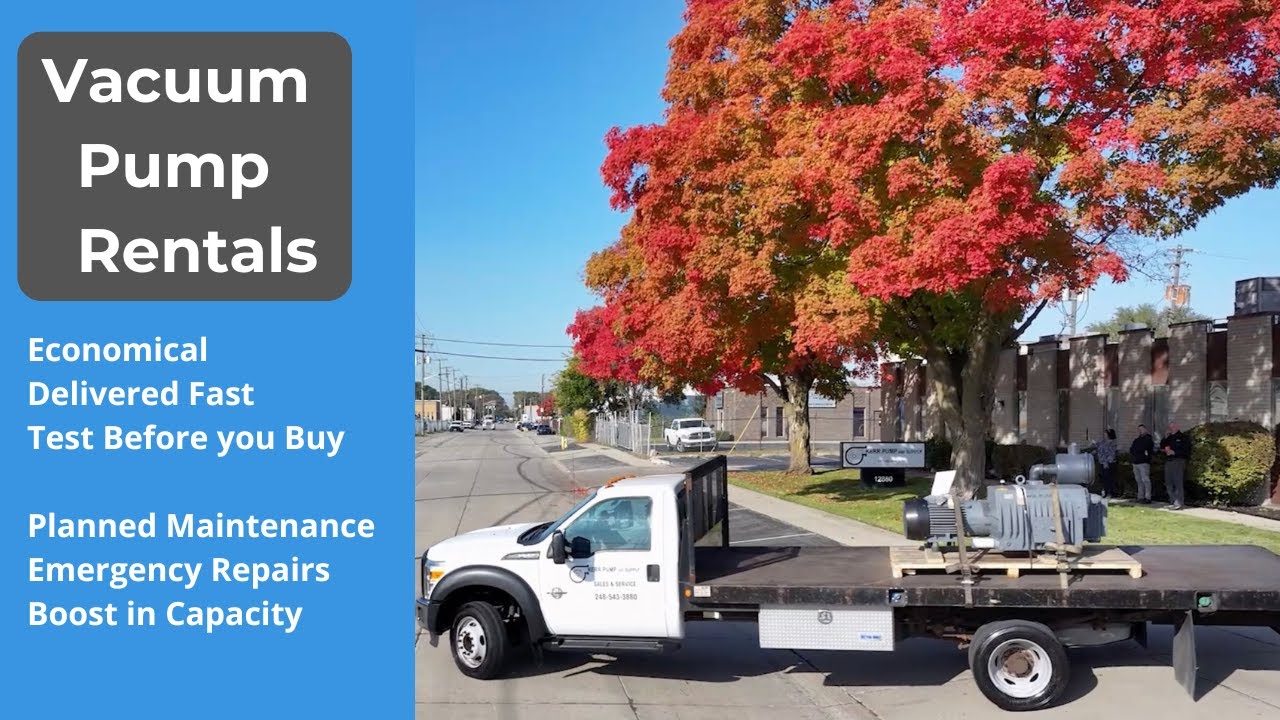 Kerr Pump & Supply Industrial Vacuum Pump Rentals Delivered Fast! - YouTube