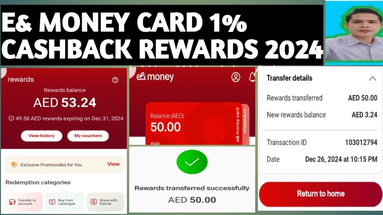 how to redeem Cash back rewards in E& money Dubai united Arab emirates ...