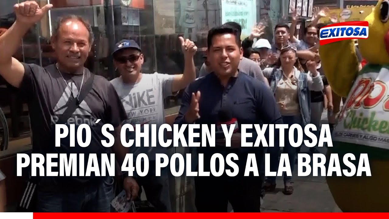 🔴🔵Pio´s Chicken y Exitosa premian tu sintonía con 40 sabrosos pollos a ...