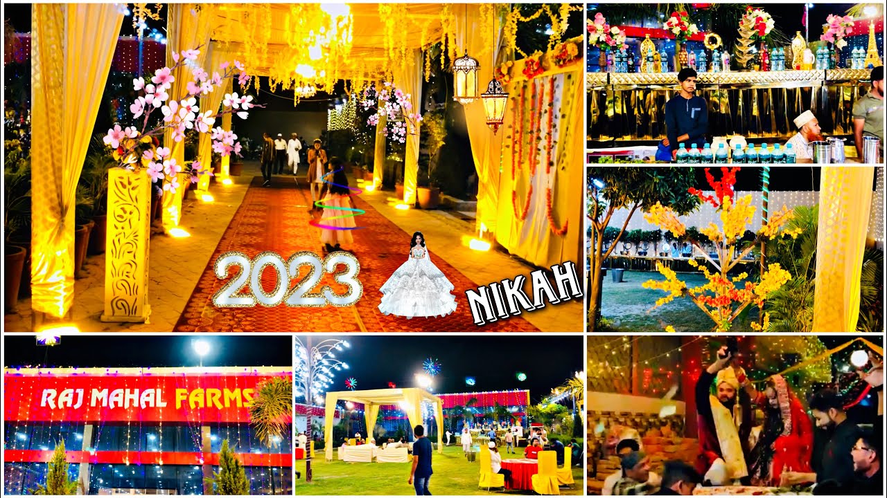 The Marriage Ceremony In Raj Mahal Farm Muzaffarnagar | The Grand ...