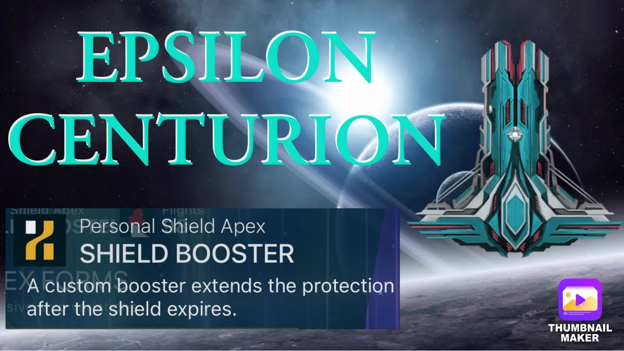 EPSILON CENTURION - Unique “Shield Booster” Apex - Marshal Rank ...
