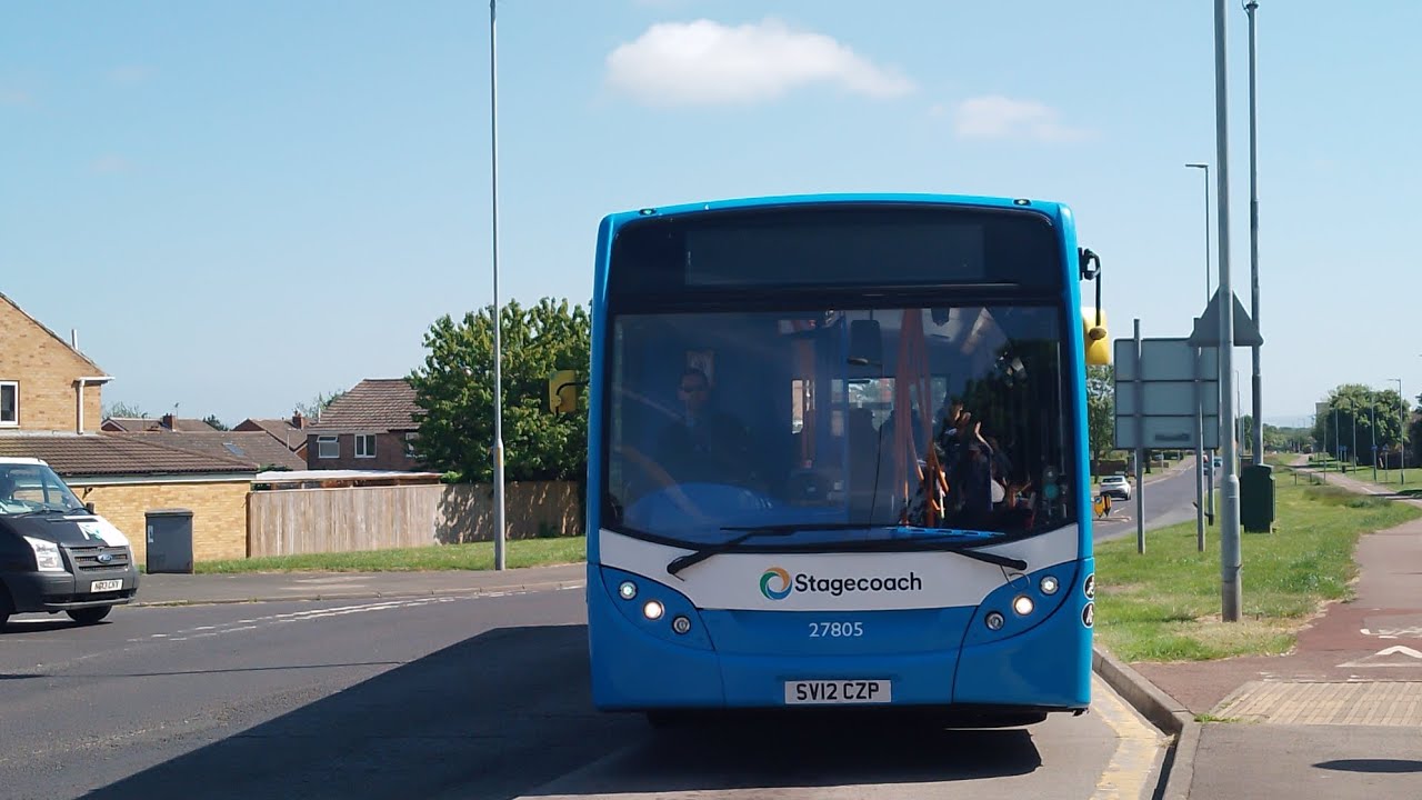 Stagecoach Teeside 27805 SV12 CZP - YouTube