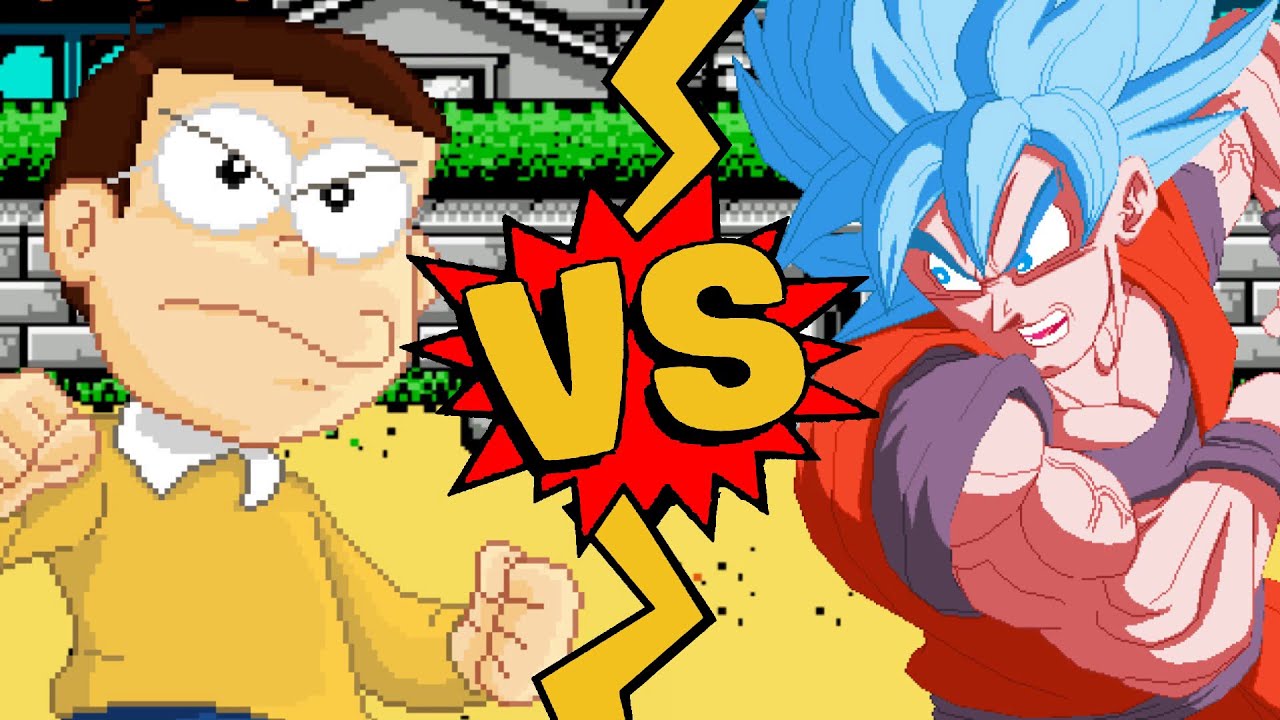 Mugen Battles Nobita Nobi Vs Goku All Forms Doraemon Vs Dragon Ball Super Youtube
