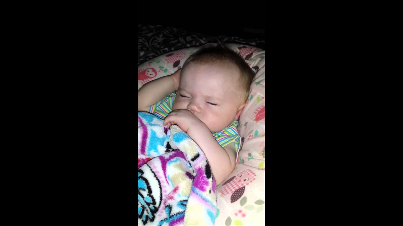 Slobbery snoring little girl - YouTube