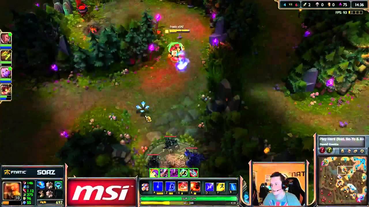Fnatic Soaz Lee Sin Jungle Challenger Ranked solo queue mp4 - YouTube