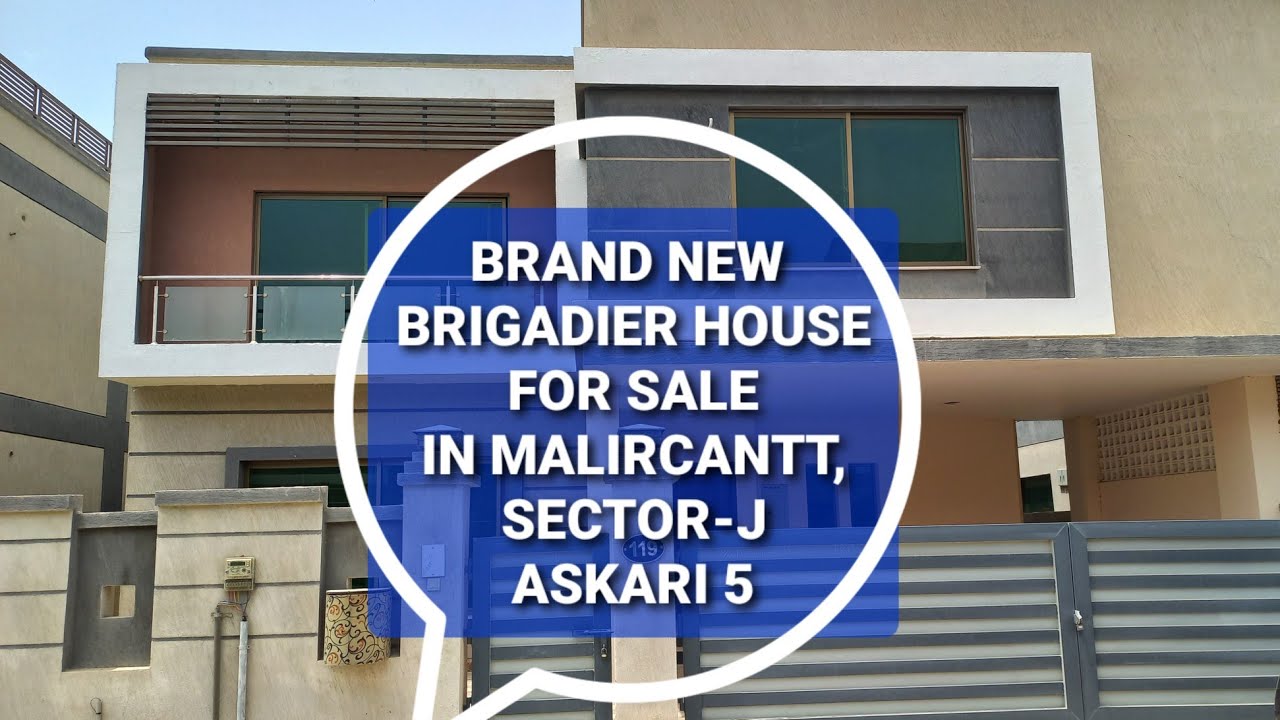 Brand new Brigadier house for sale in Malir Cantt | Sector-J | ASK-V ...
