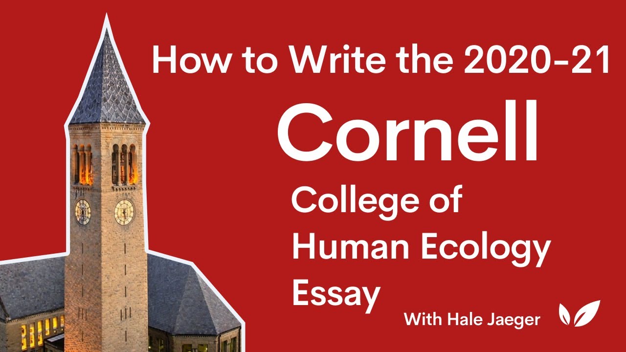 How to Write the Cornell Essays 2020-21: College of Human Ecology - YouTube