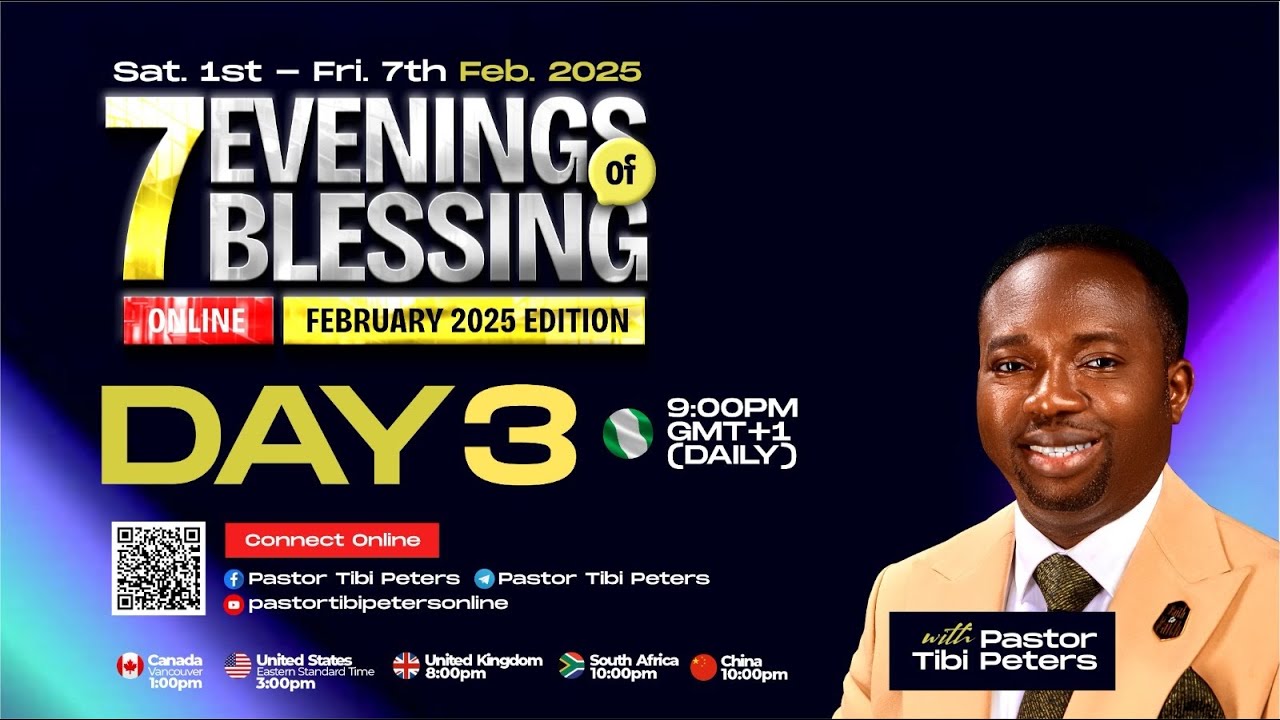 7 EVENINGS OF BLESSING-3RD FEBRUARY 2025 - YouTube